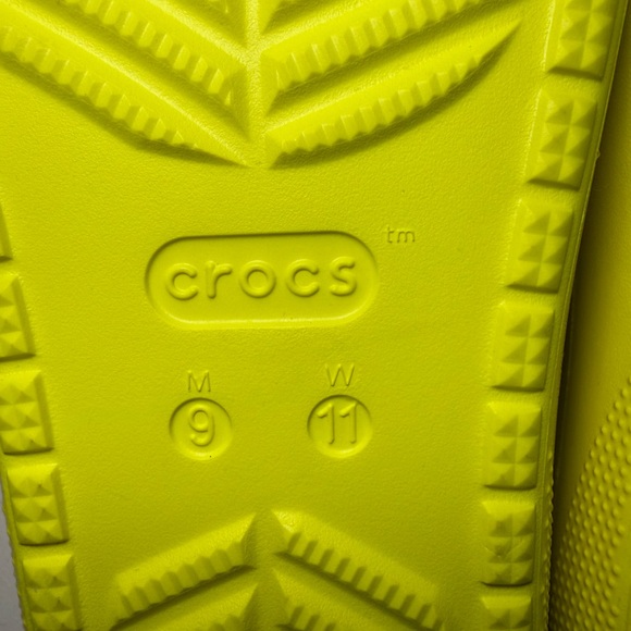CROCS | Shoes | Crocs Yellow Sandals Vibrant Comfort | Poshmark